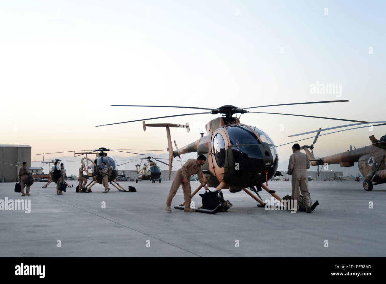 Md 530 cayuse warrior helicopter hi-res stock photography and images ...