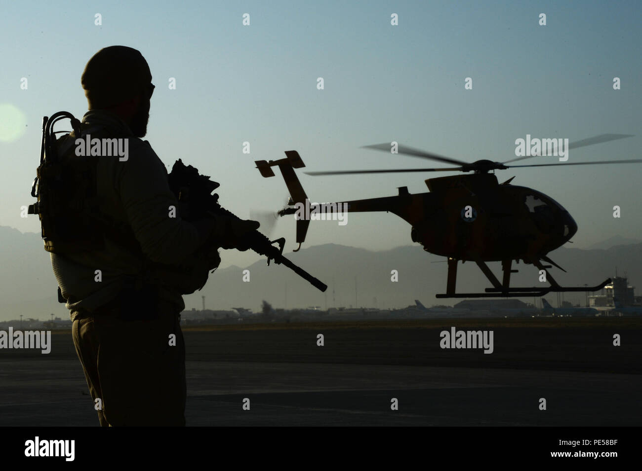 A U.S. Army Train, Advise, Assist Command – Air (TAAC-Air) personal ...