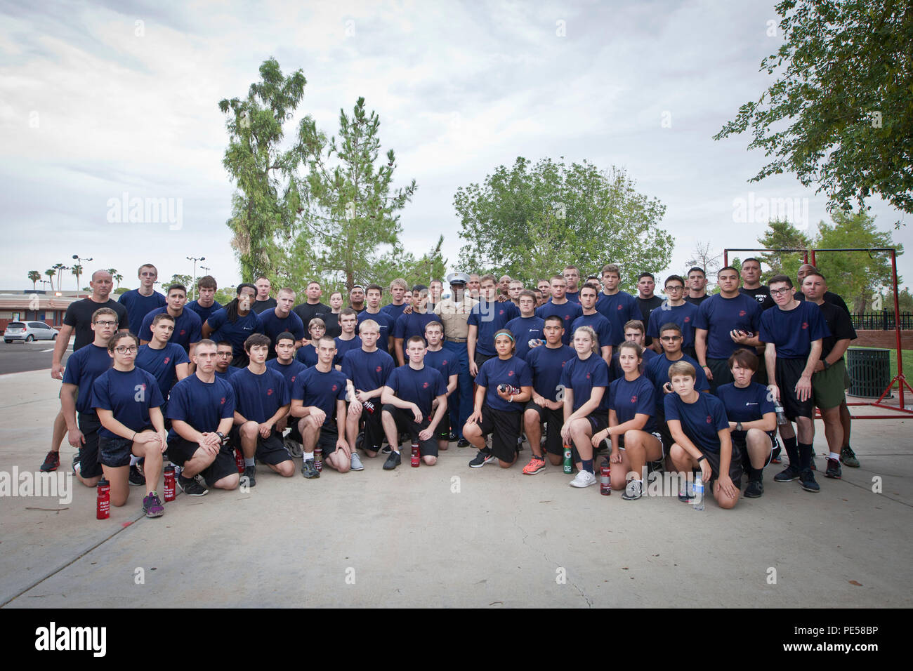 The 18th Sergeant Major of the Marine Corps, Ronald L. Green, speaks to ...