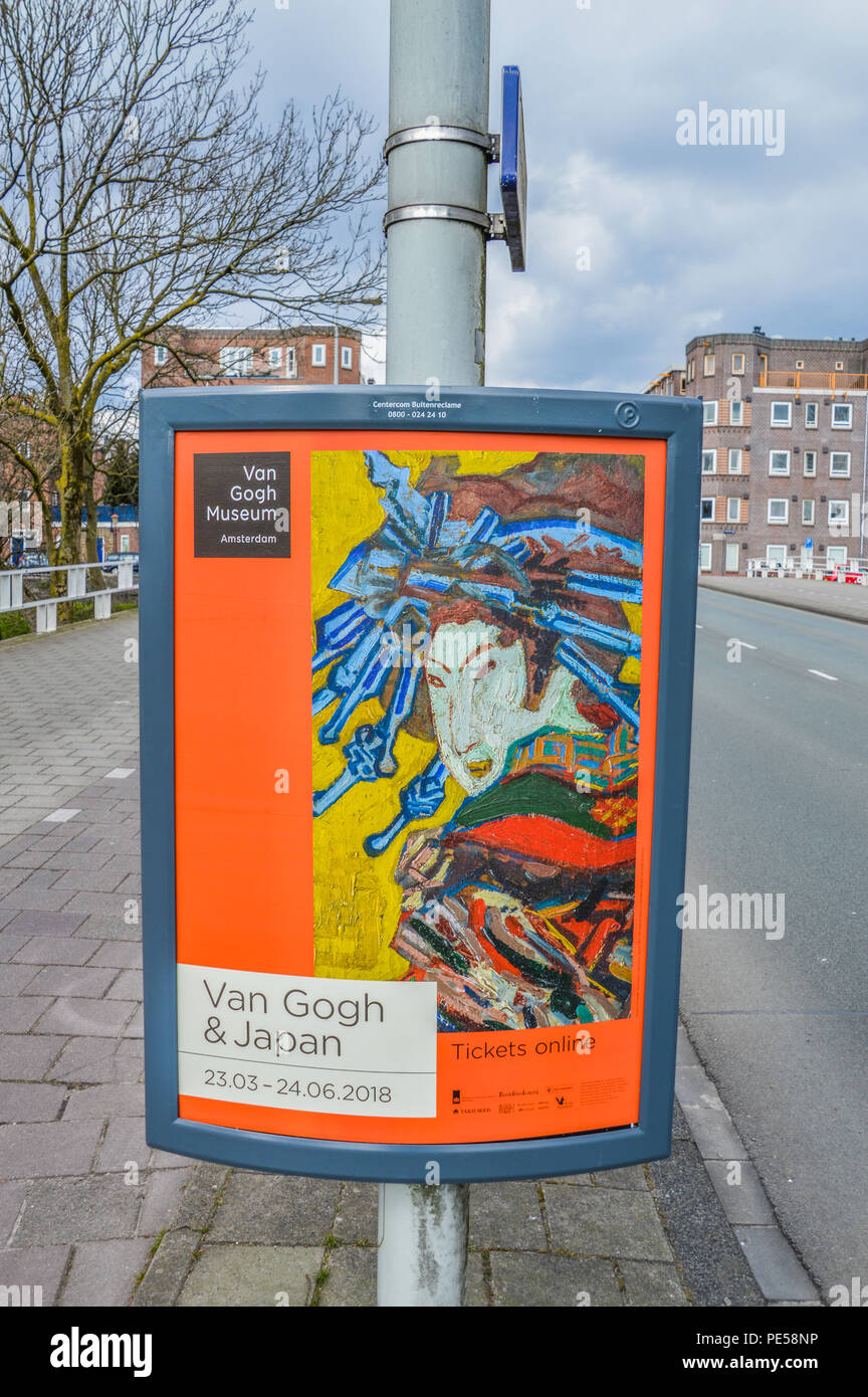 Centercom Advertisement Billboard From The Van Gogh Museum At Amsterdam ...