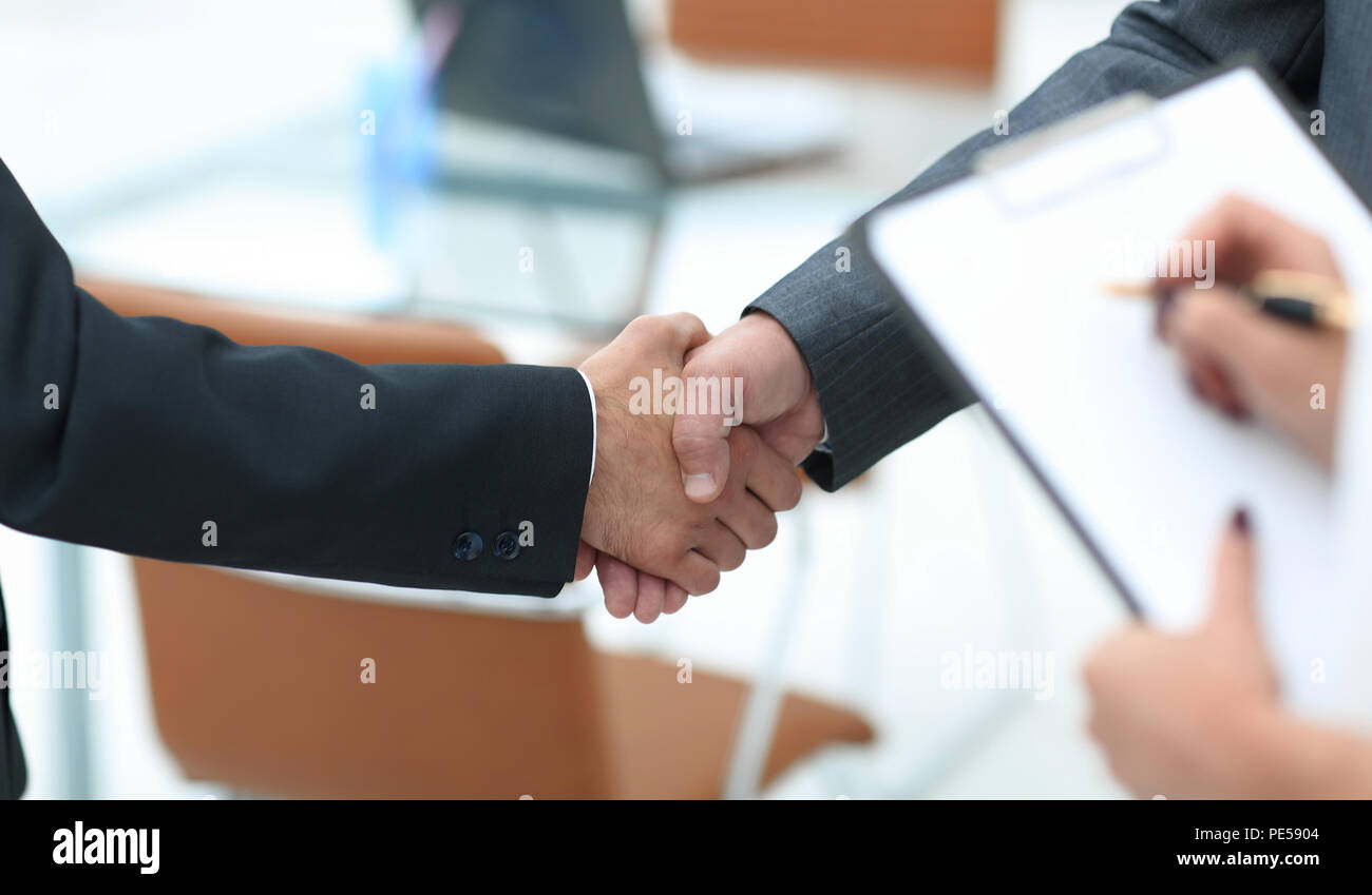 closeup.handshake of business people Stock Photo - Alamy