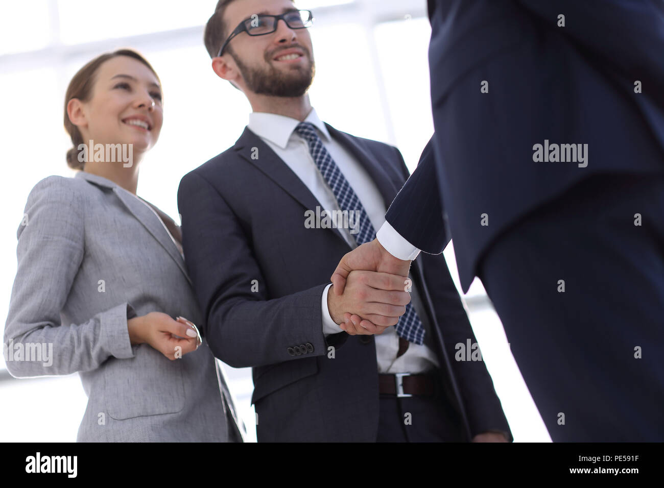 image of handshake of business partners Stock Photo - Alamy