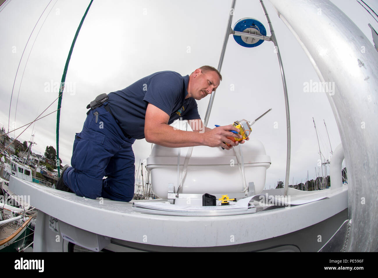 Marine inspector coast guard hi-res stock photography and images - Alamy