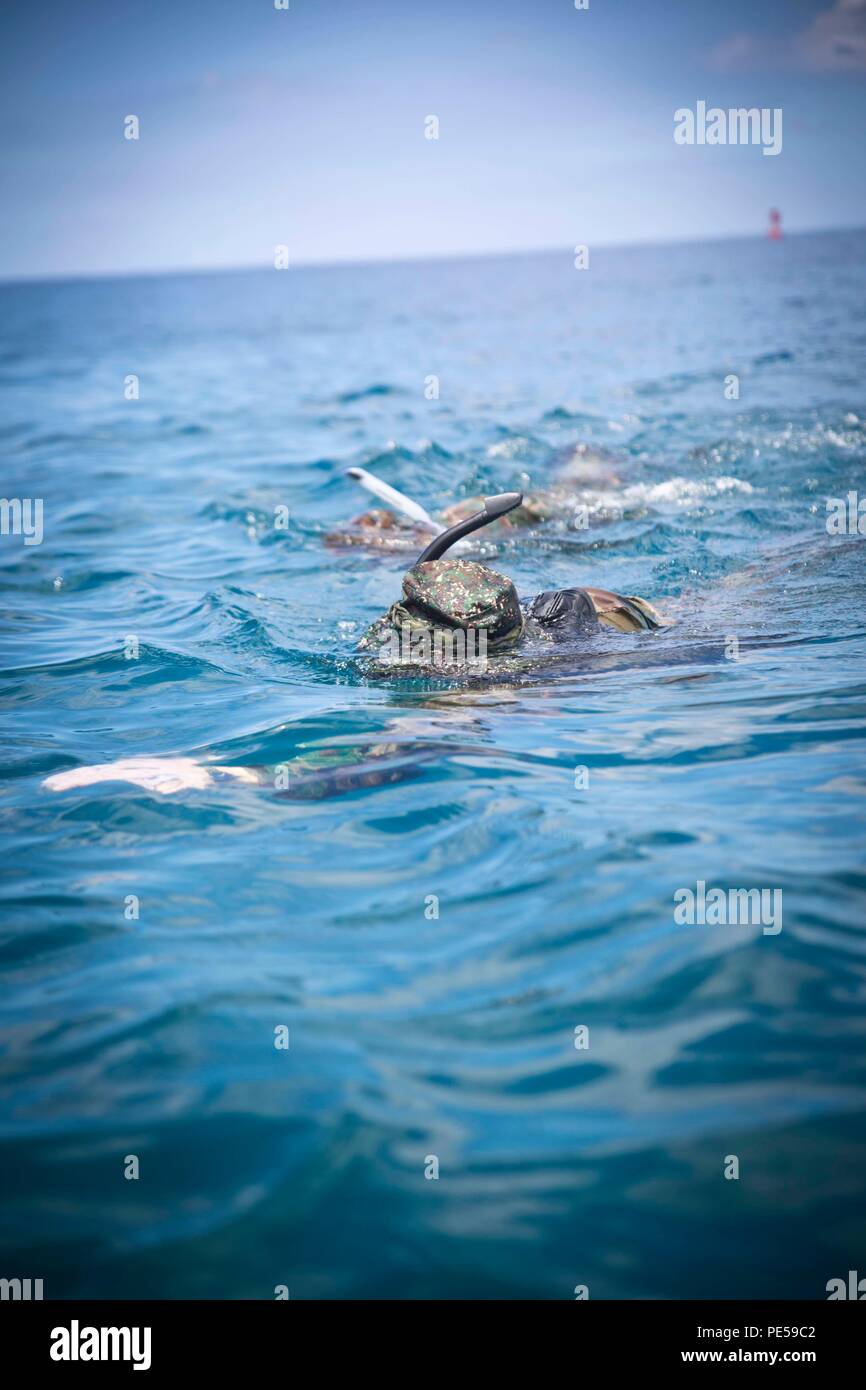 U.S. Marines with 1st Raider Battalion Marine Special Operations Team ...