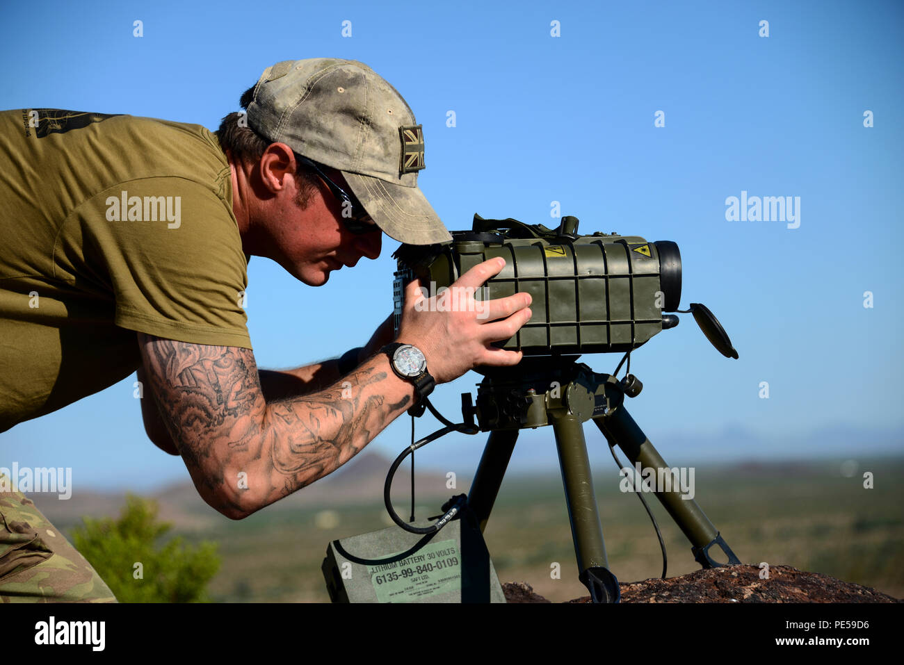 Royal Air Force Cpl. Paul Marshall, RAF Regiment joint tactical air ...