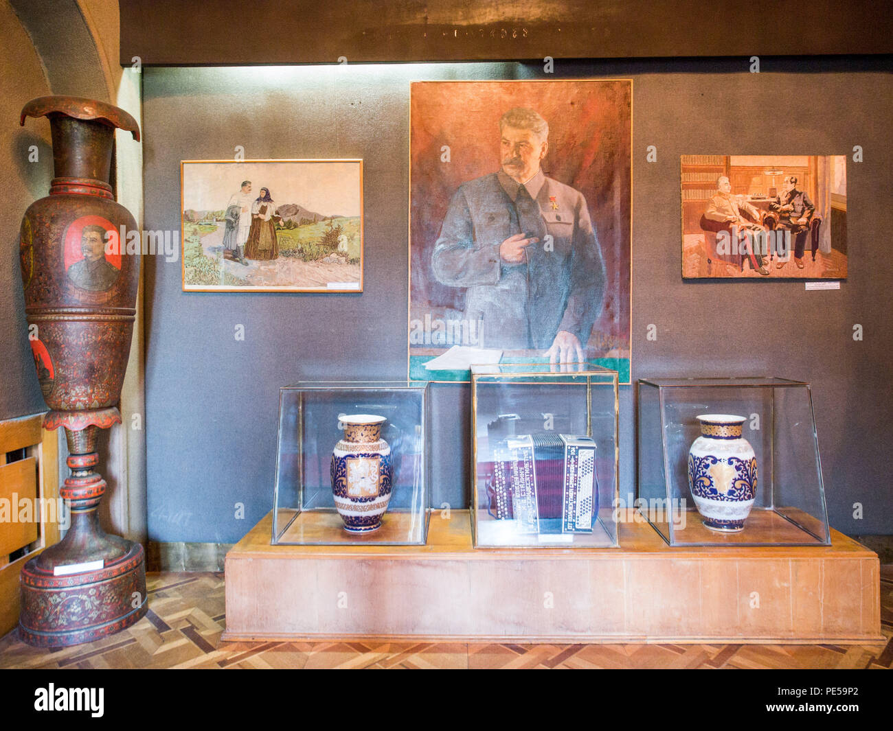 In the museum, gifts which Stalin got from world politicians, are on ...