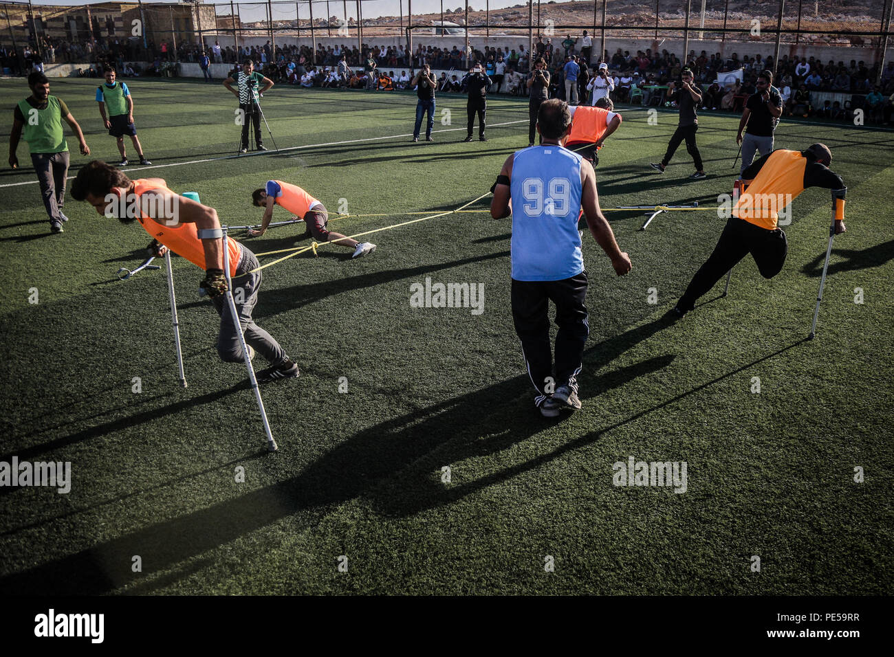 Disabled football team hi-res stock photography and images - Alamy
