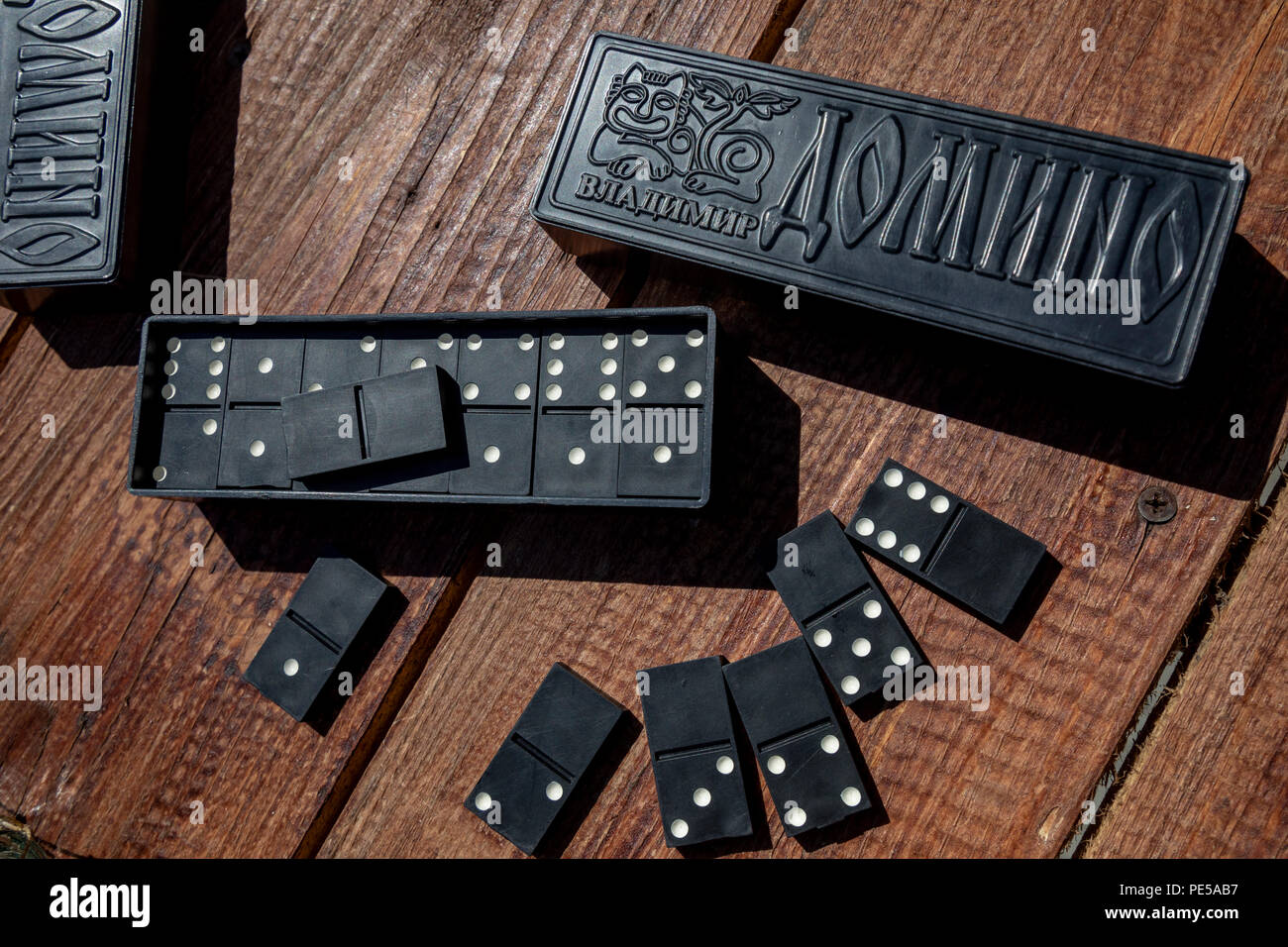 Domino game hi-res stock photography and images - Alamy