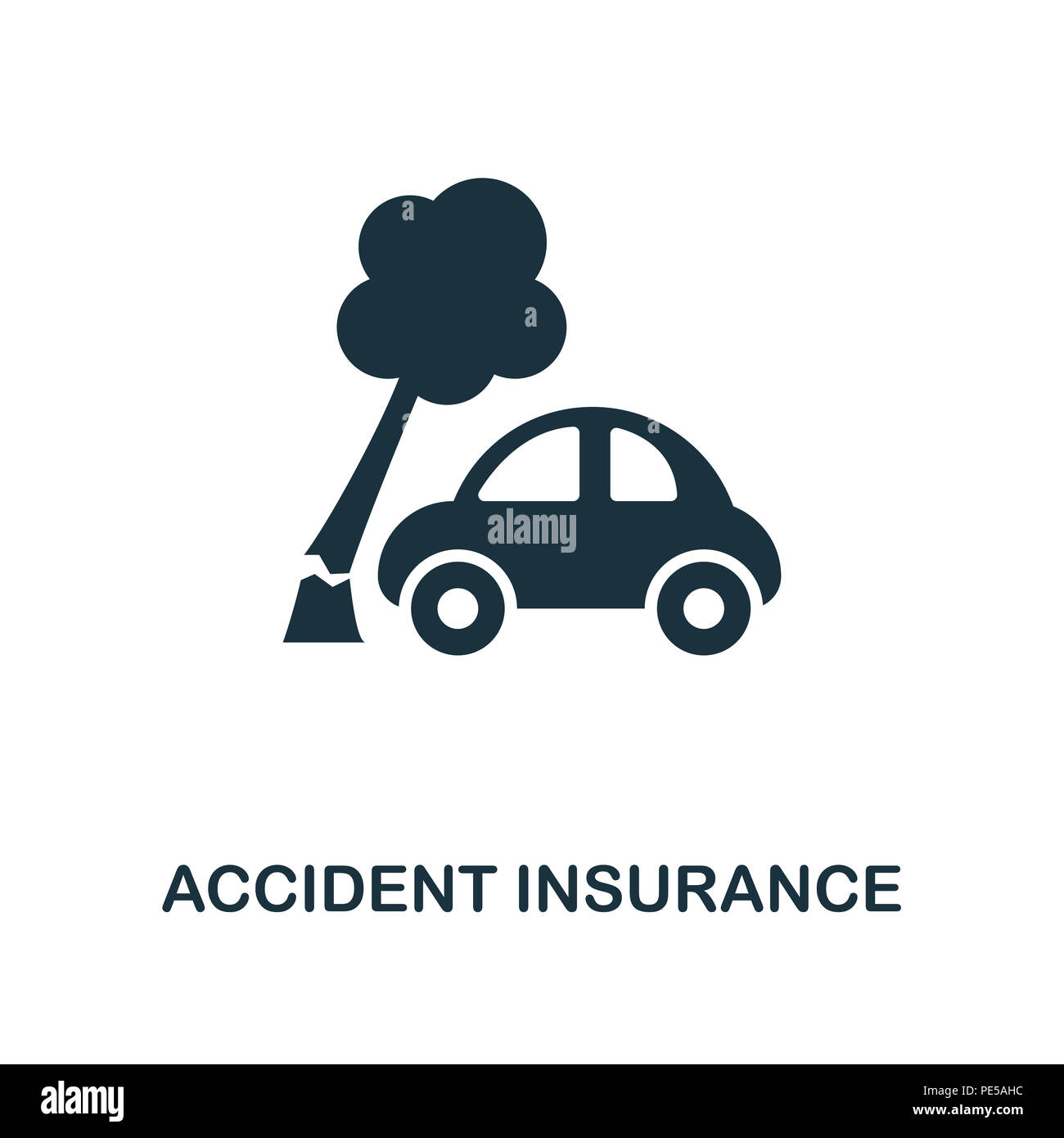 Accident Insurance creative icon. Simple element illustration. Accident ...