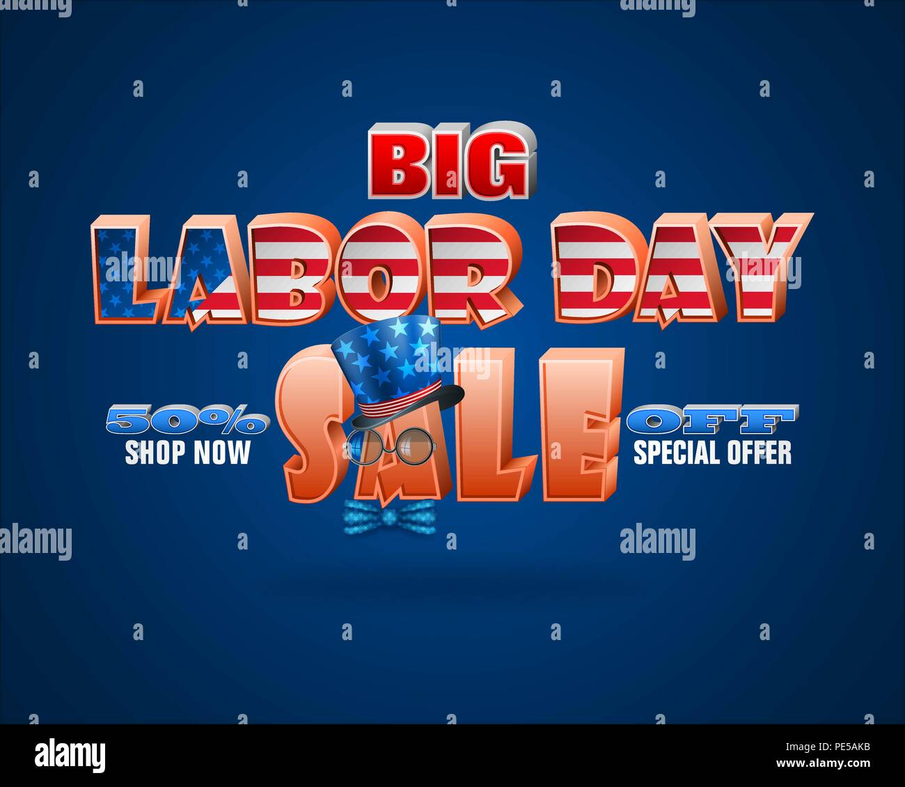 American flag shopping mall Stock Vector Images - Alamy