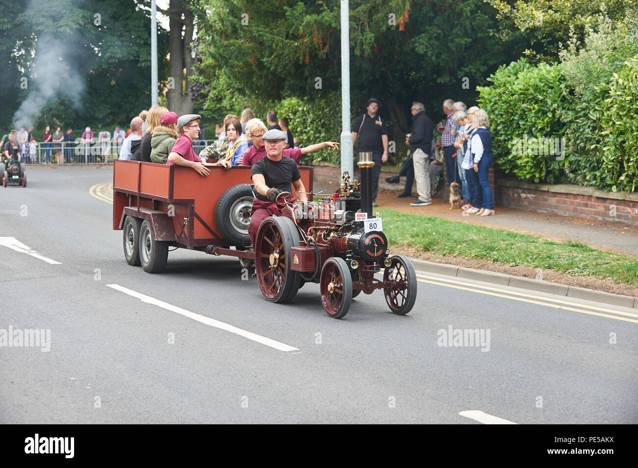 Miniature Steam Engines on the Road Run Through Driffield East ...