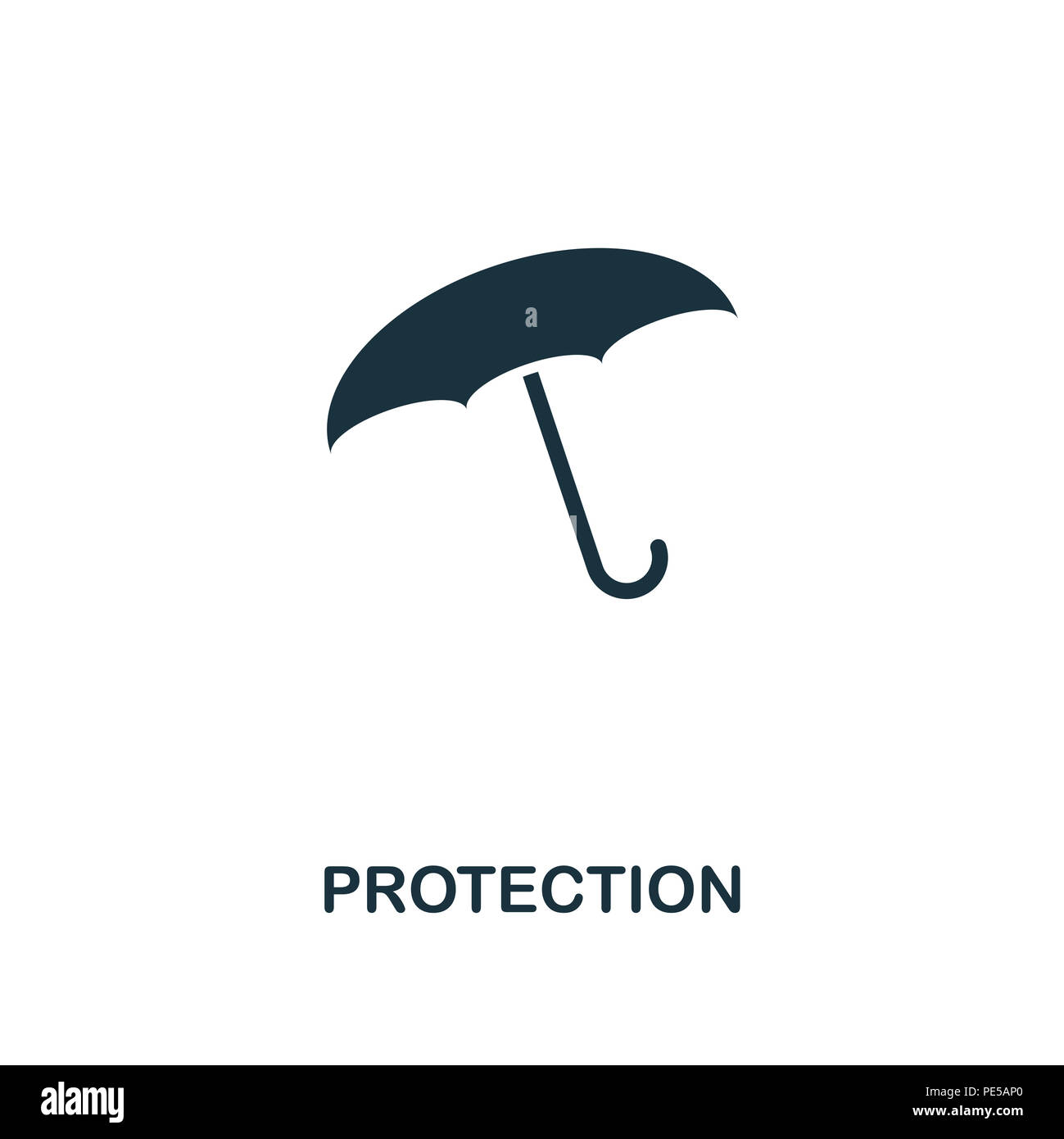Protection creative icon. Simple element illustration. Protection ...