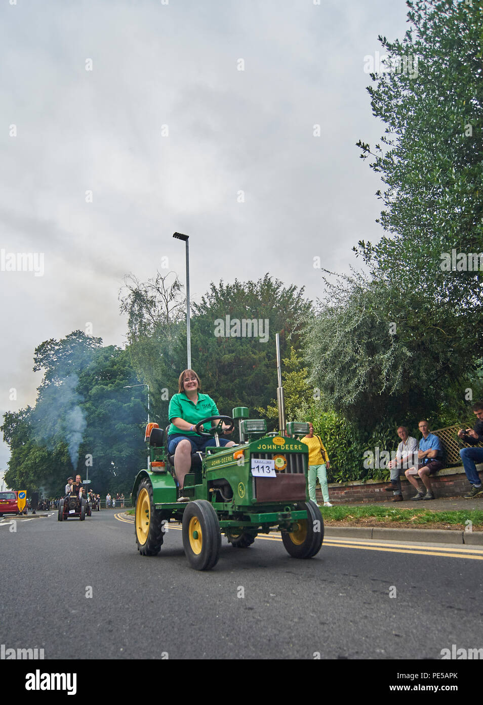 Vehicles on the Road Run at the Driffield Steam Rally, East Yorkshire ...