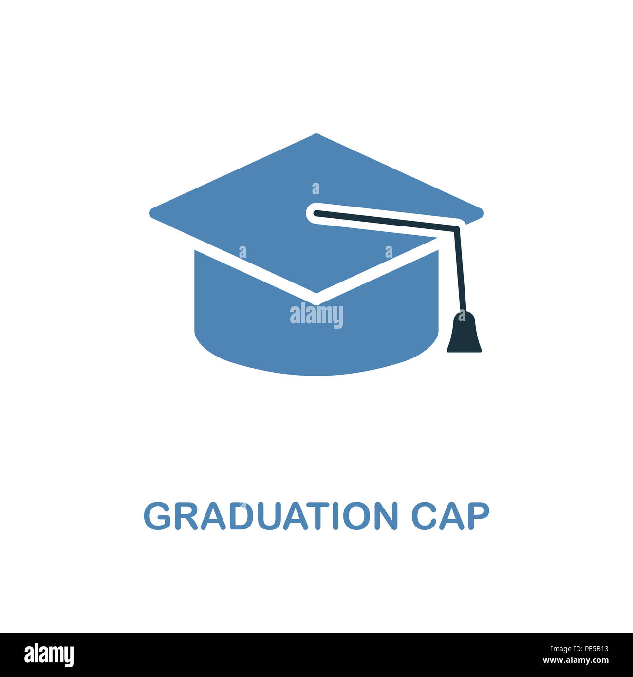 Graduation Cap creative icon. Simple element illustration. Graduation ...
