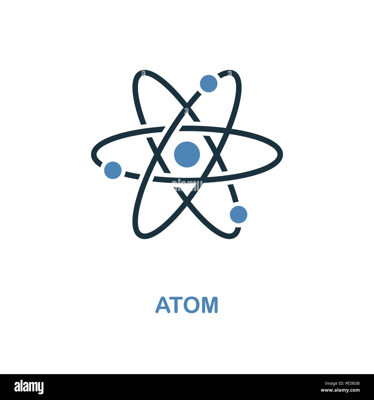 Simple atom icon hi-res stock photography and images - Alamy