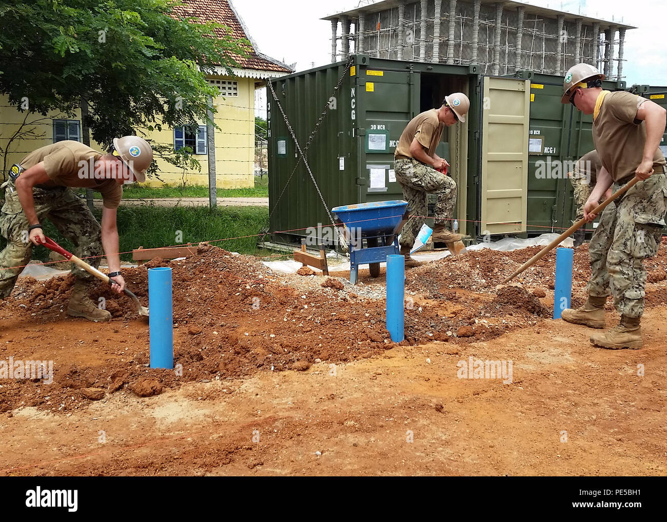 Fill trenches hi-res stock photography and images - Alamy