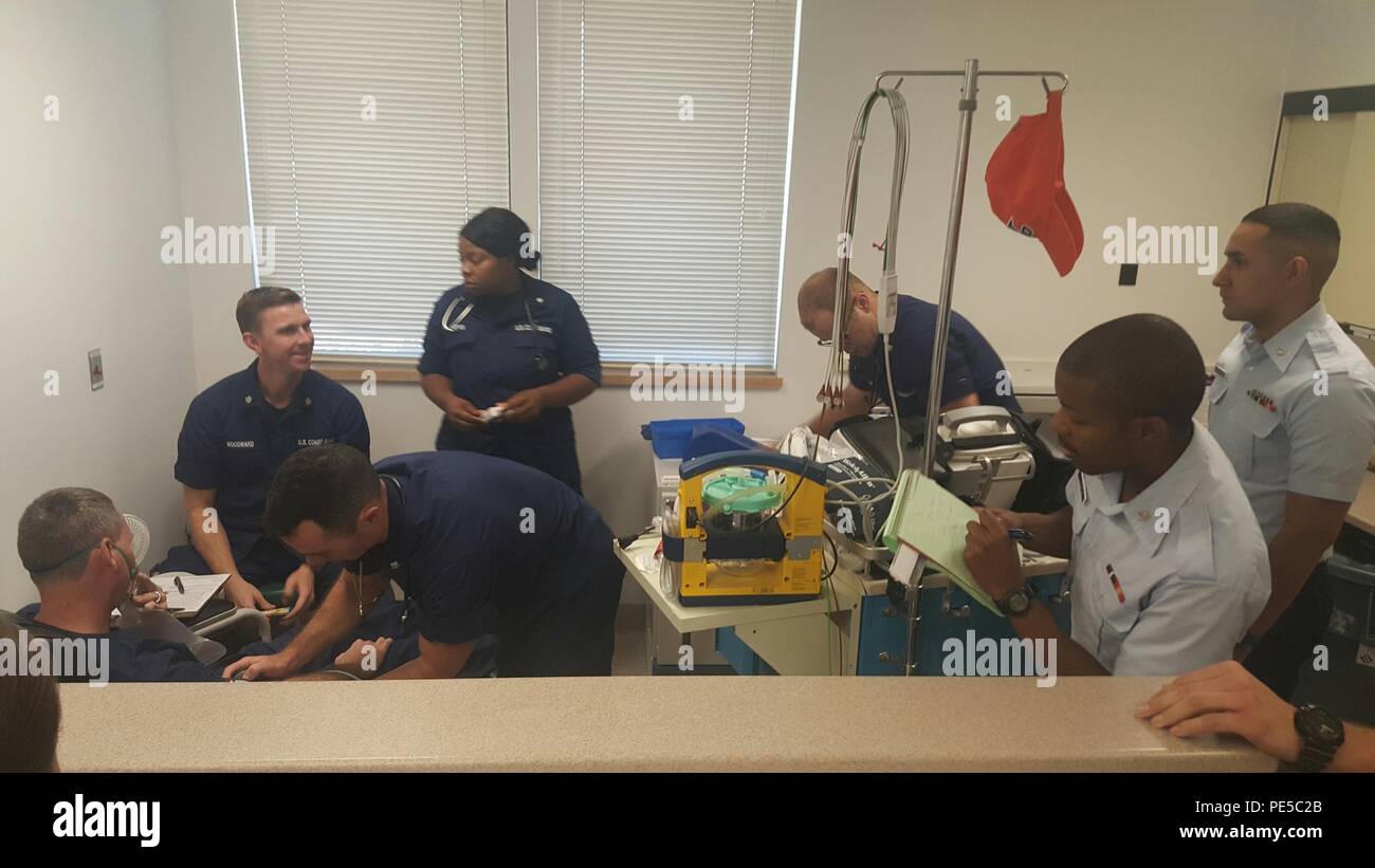 Coast Guard health services technicians assigned to Base Alameda ...