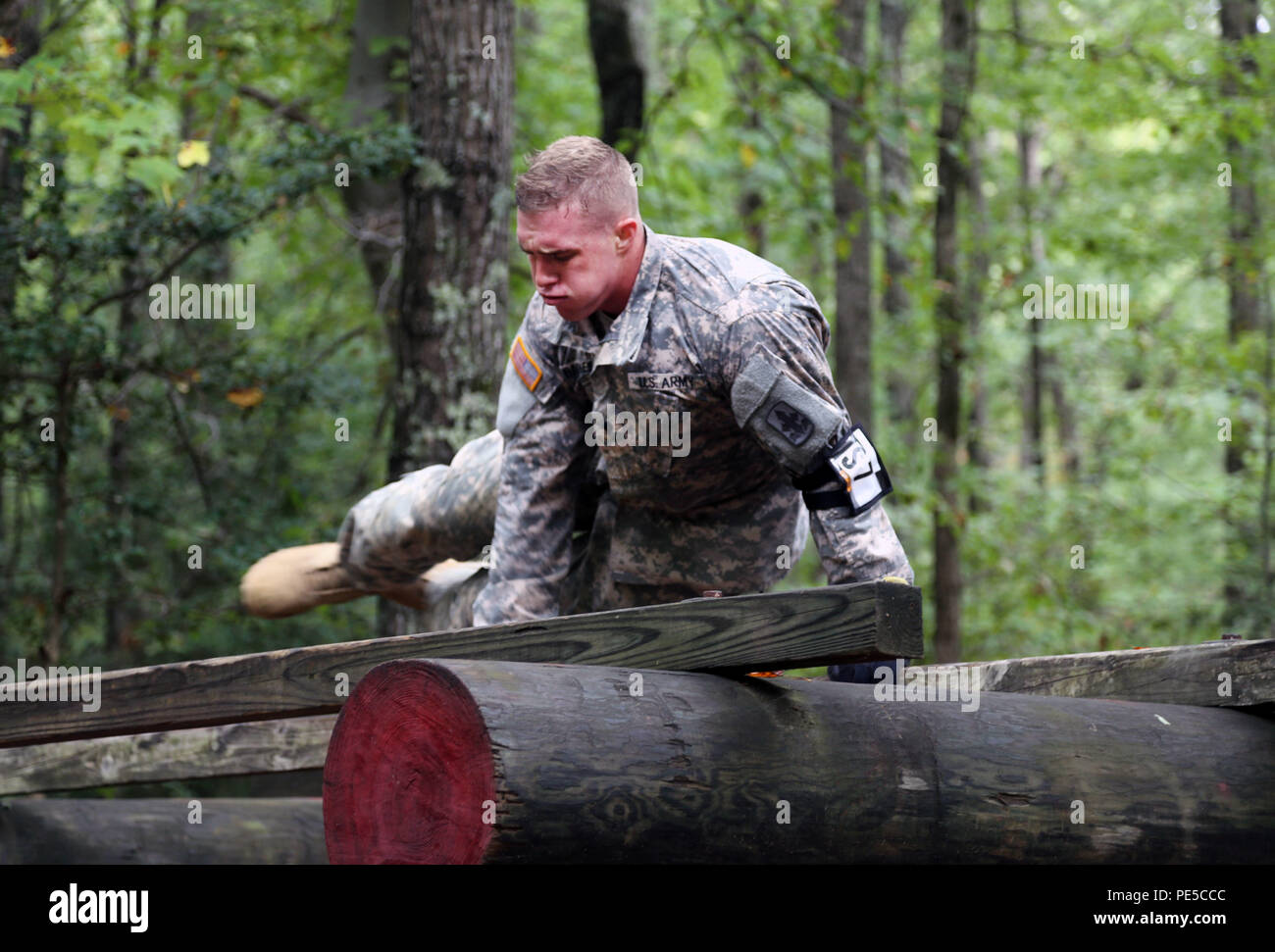 U.S. Army Spc. Cruser Barnes, assigned to 1st Squadron, 299th Cavalry ...