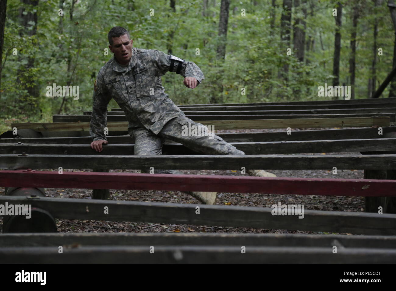 U.S. Army Spc. Bryce Parker, assigned to 492nd Civil Affairs Battalion ...