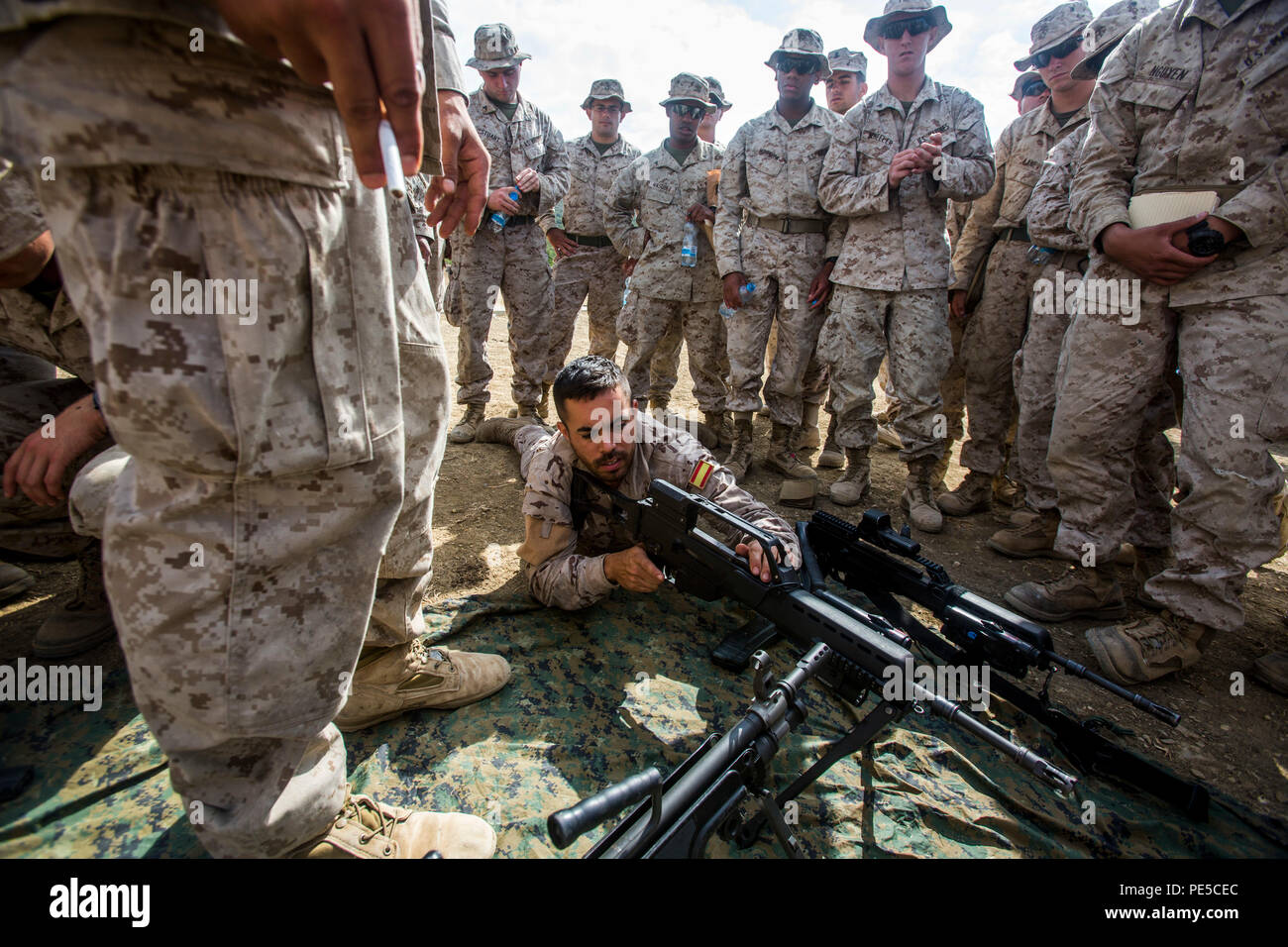 Spanish Marines joined forces with U.S. Marines from Special-Purpose ...
