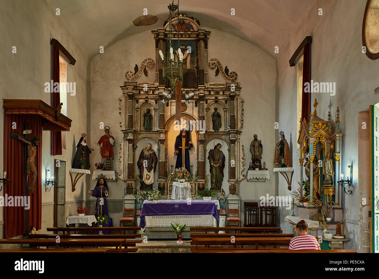Renaissance altarpiece of the 16th century of the Chapel of Mercy in ...