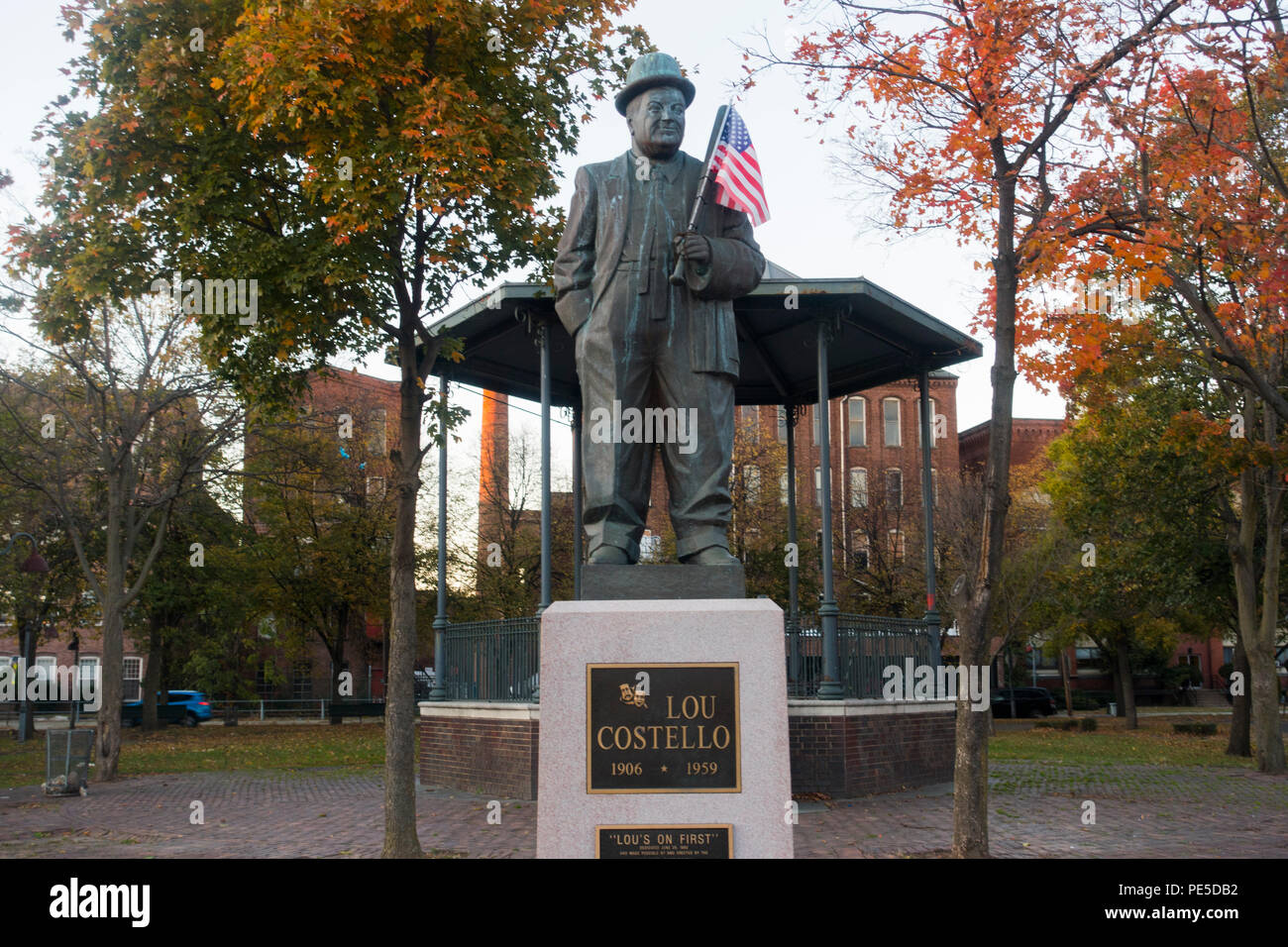 Lou Costello memorial Paterson NJ Stock Photo - Alamy