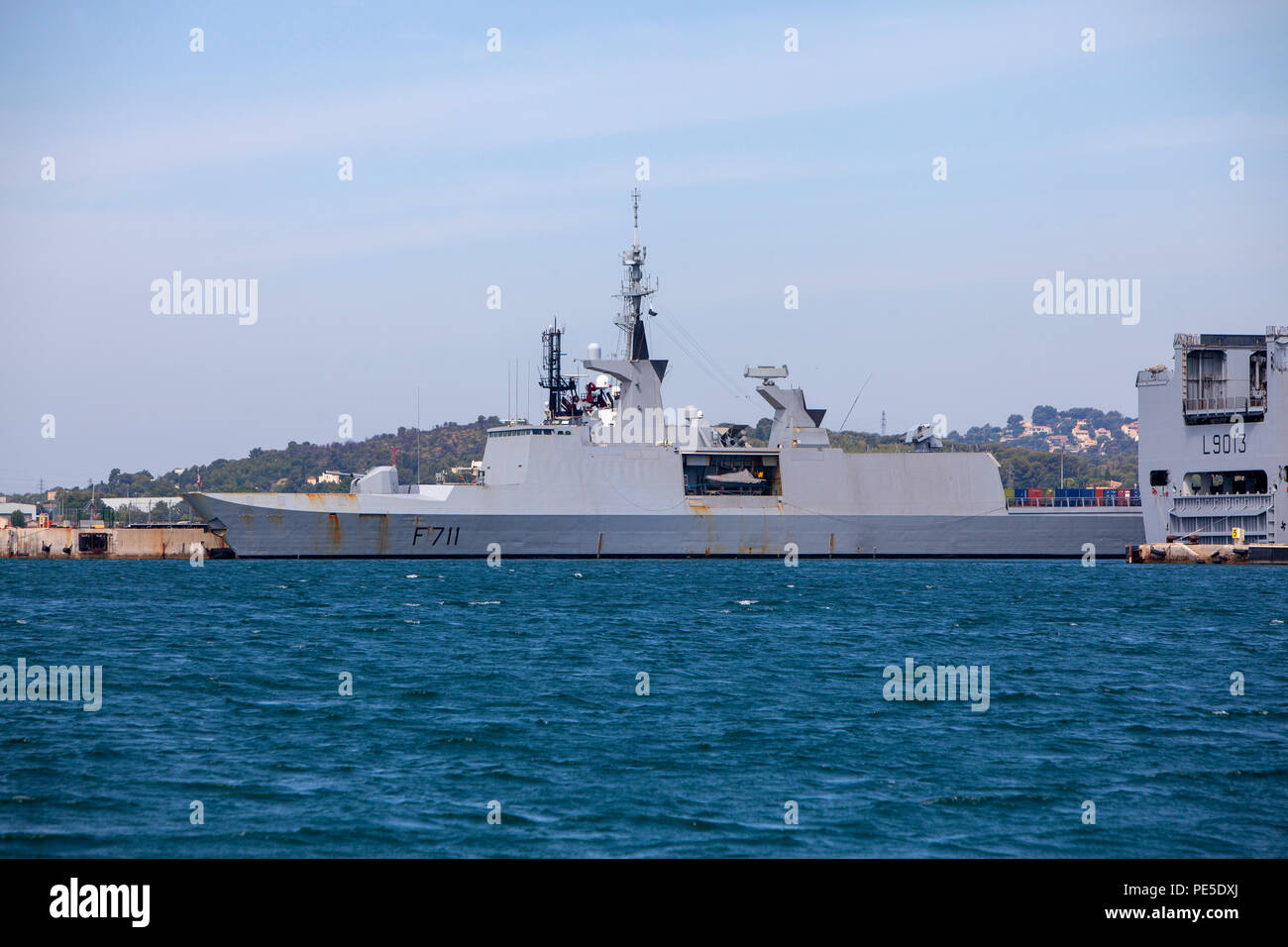 French frigate 711 Surcouf a La Fayette class frigate of the French ...