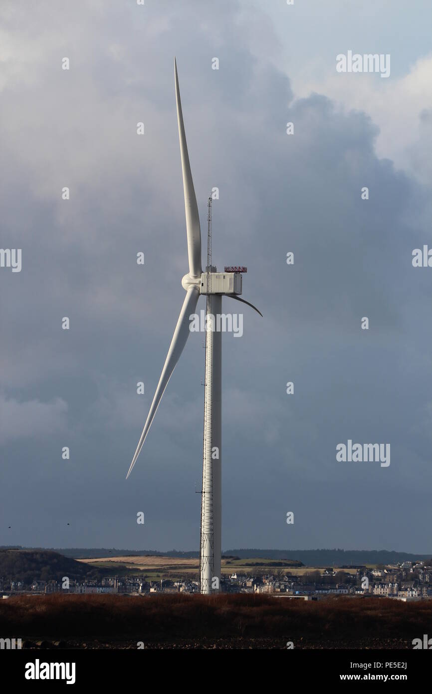 Hunterston wind turbine test site hi-res stock photography and images ...