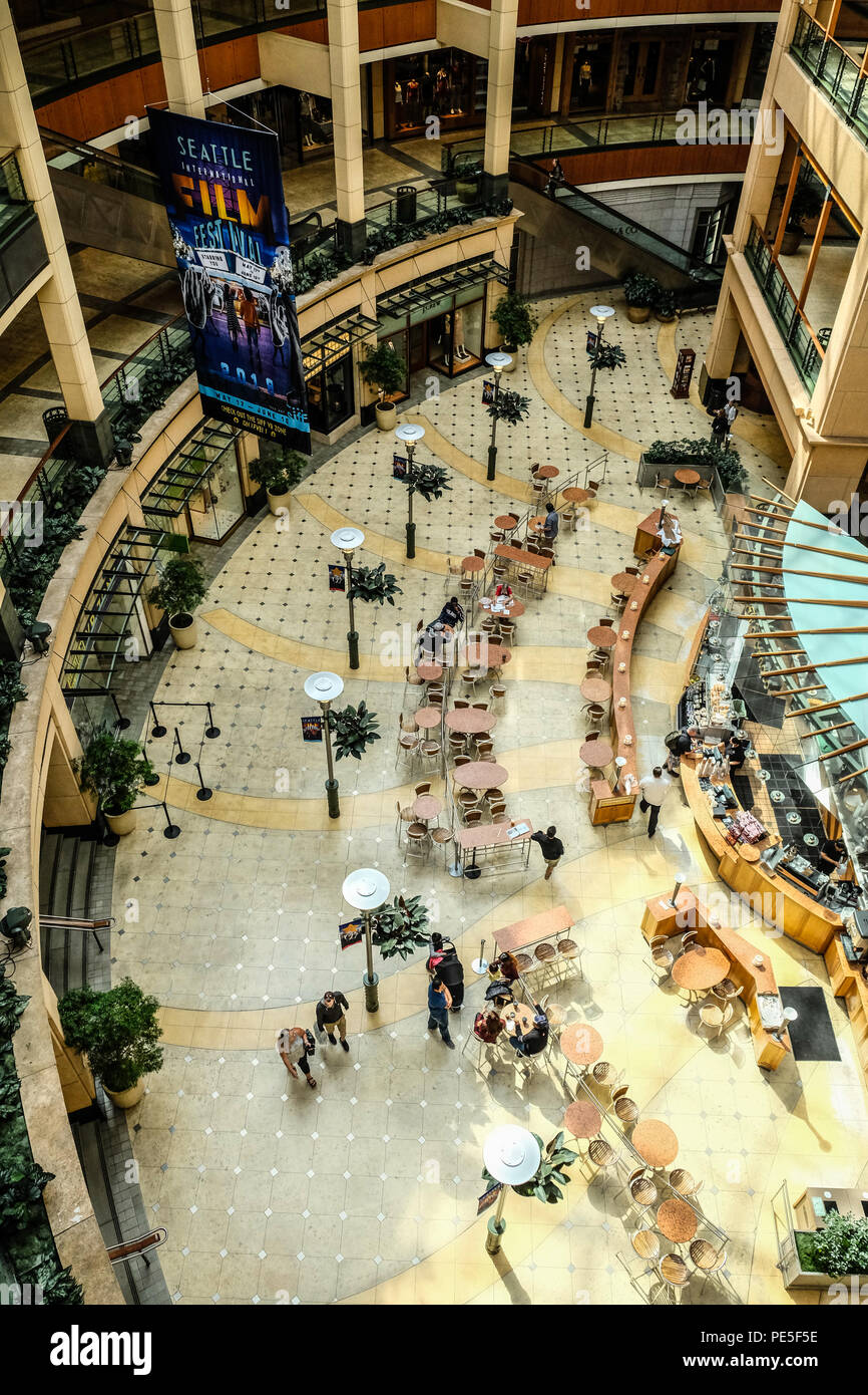 Shopping Mall From Above