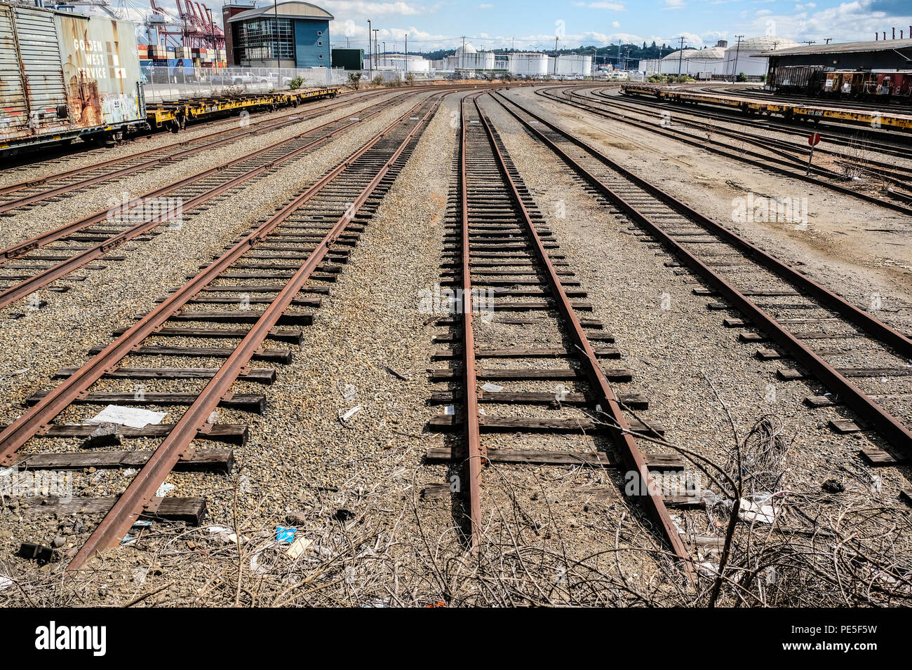 Railway Tracks Parallel High Resolution Stock Photography and Images ...