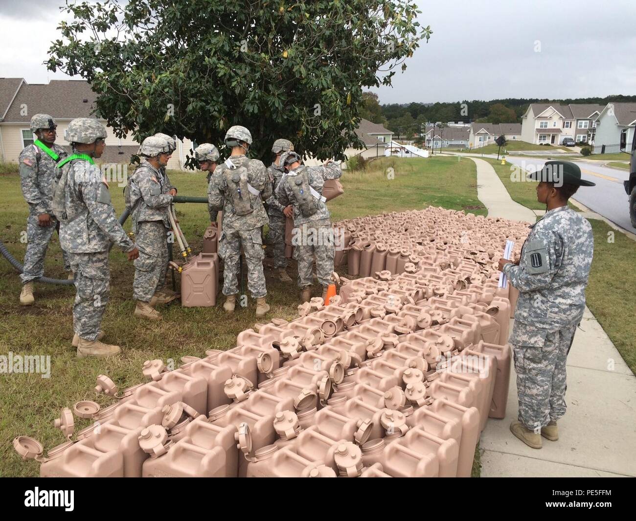 Load handling system compatible water tank racks hi-res stock ...