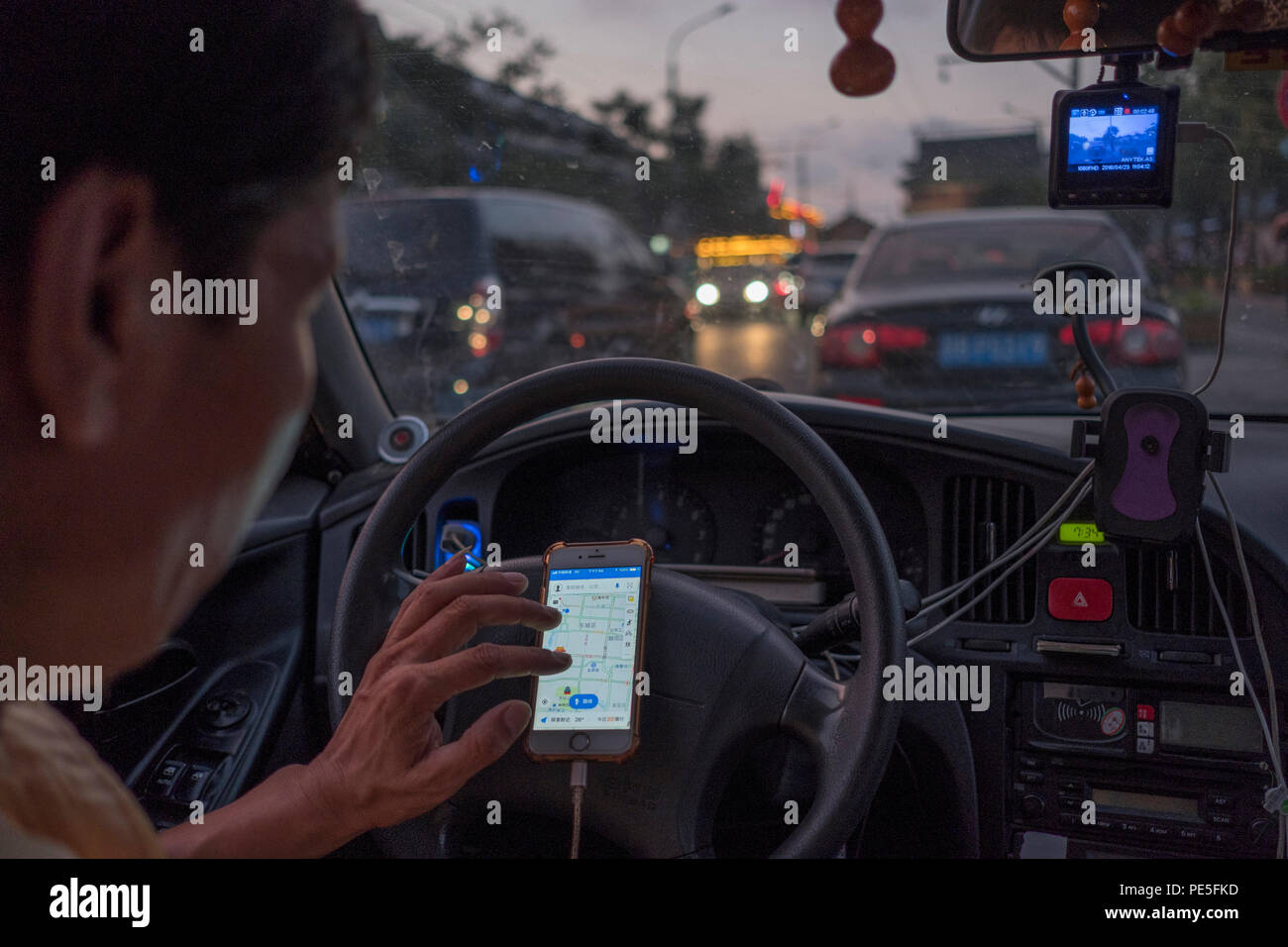 Taxi china driver hi-res stock photography and images - Alamy