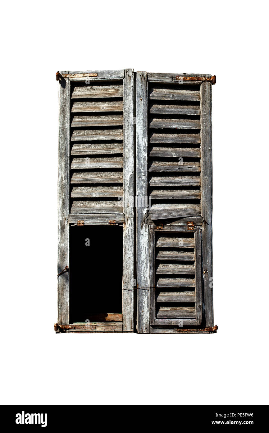 Open shutters window Cut Out Stock Images & Pictures - Alamy