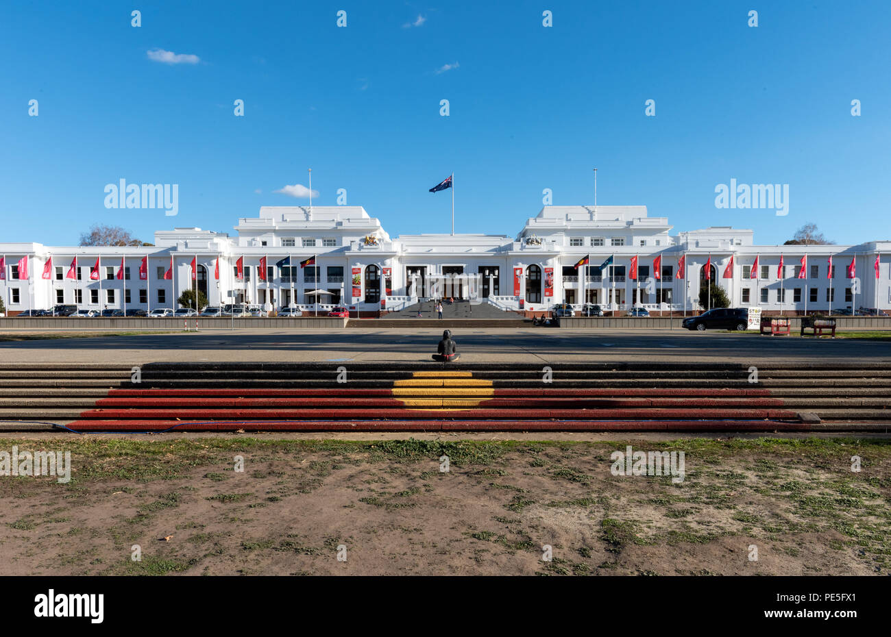 Aboriginal tent embassy hi-res stock photography and images - Alamy