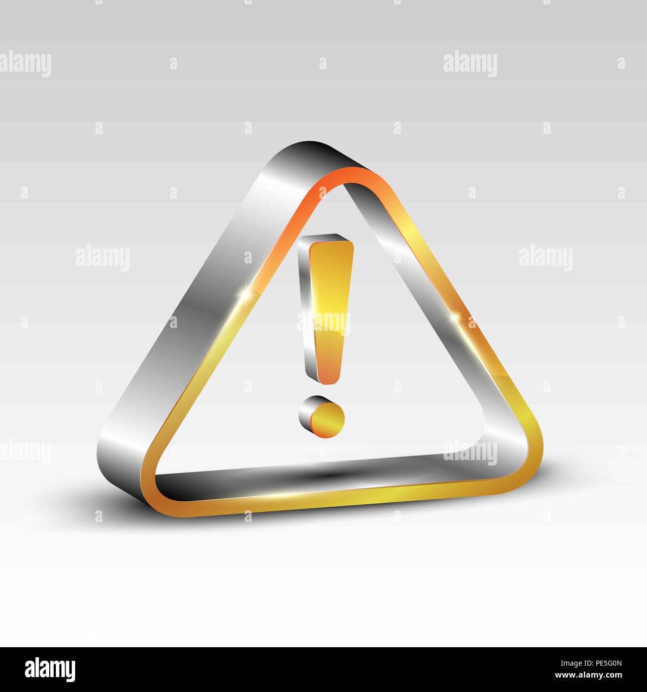 Exclamation point in yellow Stock Vector Images - Alamy
