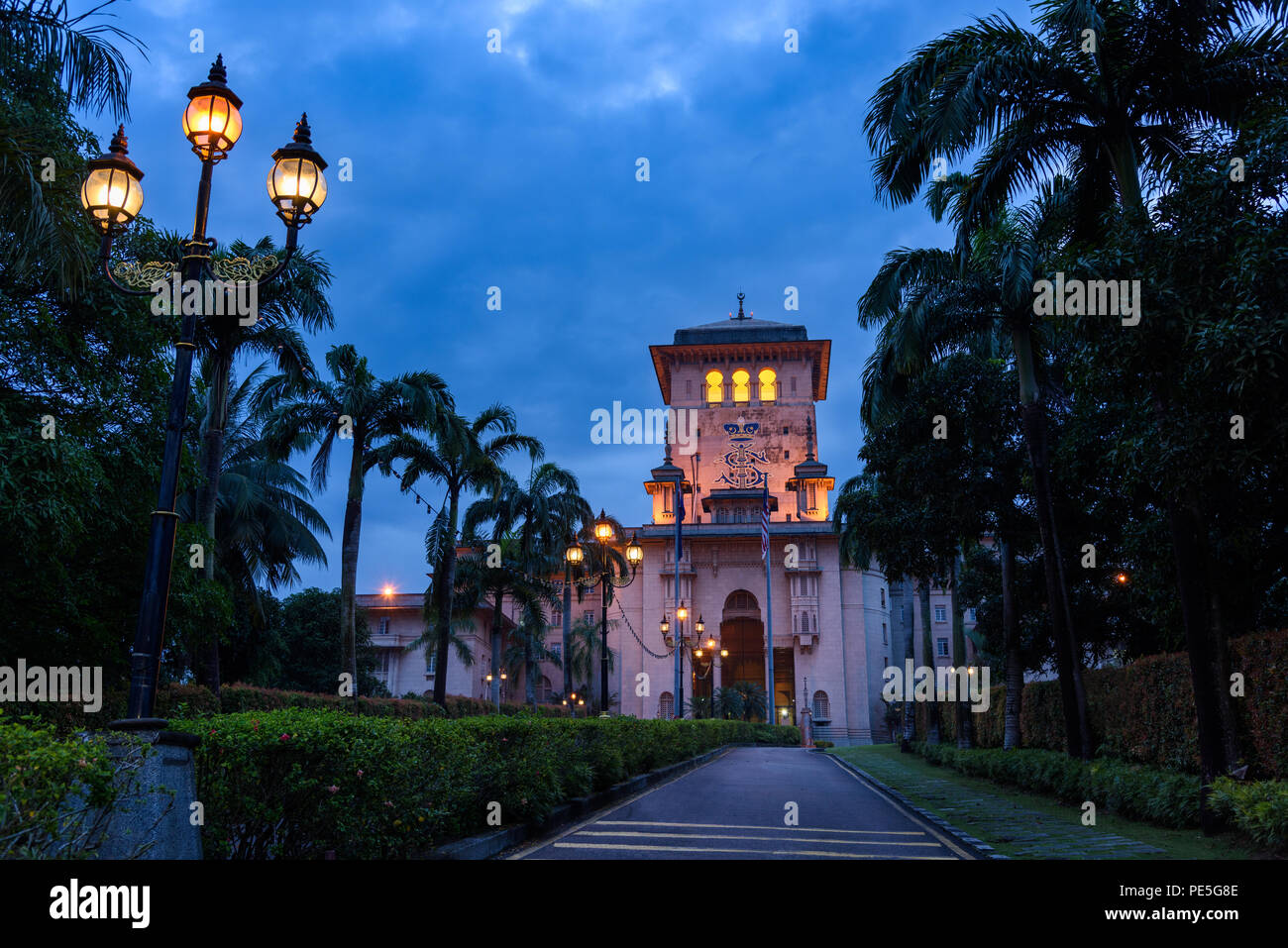 Sultan Ibrahim building, former state secretariat building of Johor ...