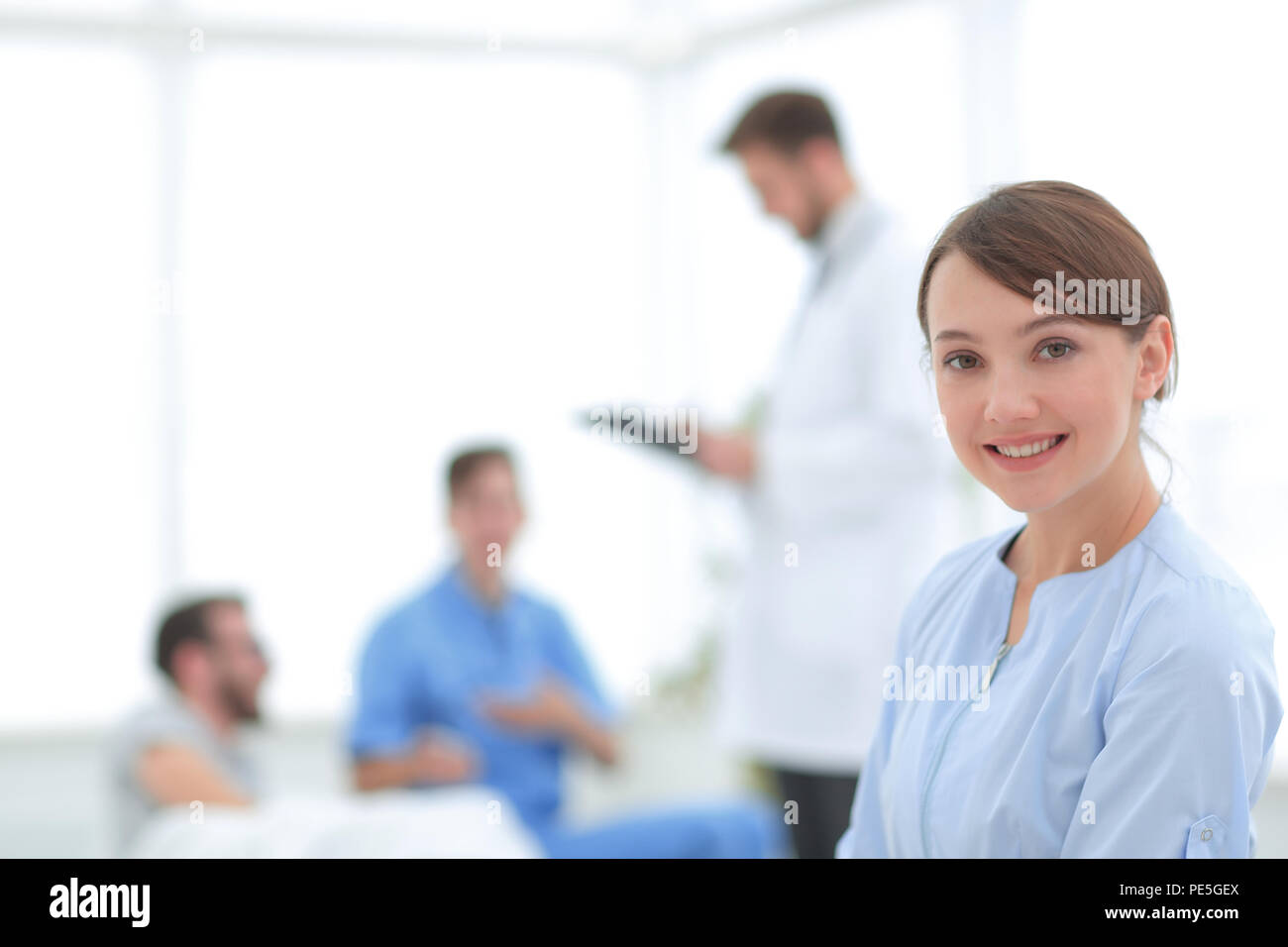 medical worker in medical Center Stock Photo - Alamy