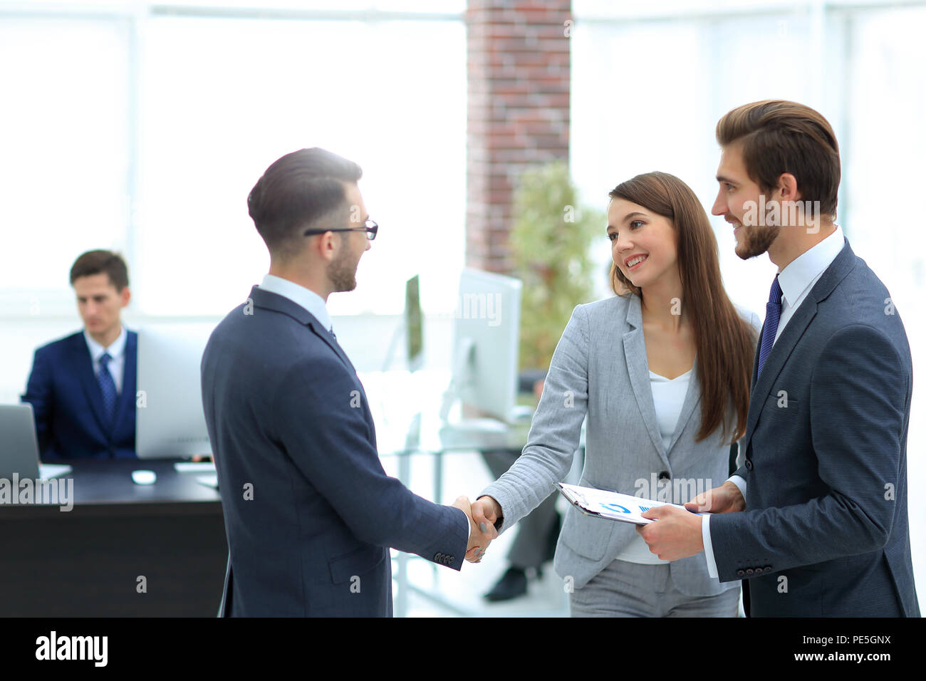 Businessman introducing himself business hi-res stock photography and ...