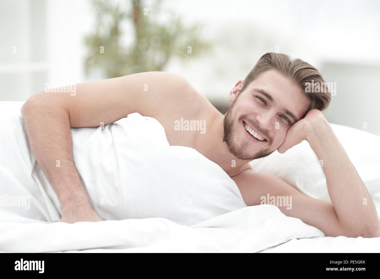 successful man is resting in his house Stock Photo - Alamy