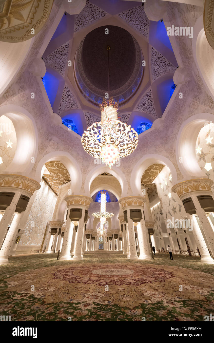 Abu Dhabi, United Arab Emirates, August 09, 2018, The Sheikh Zayed ...