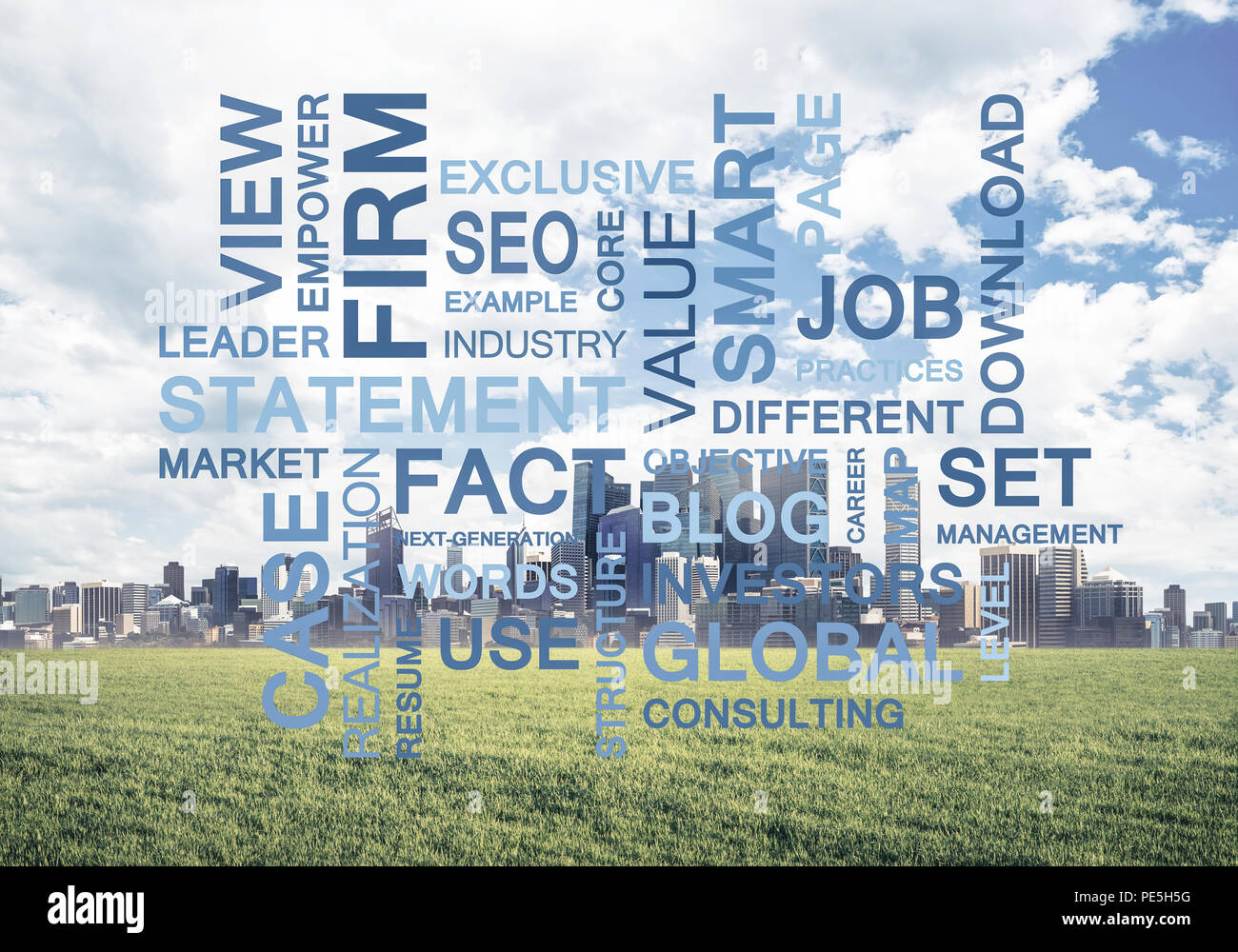 Business conceptual words as keys to success and company growth Stock ...