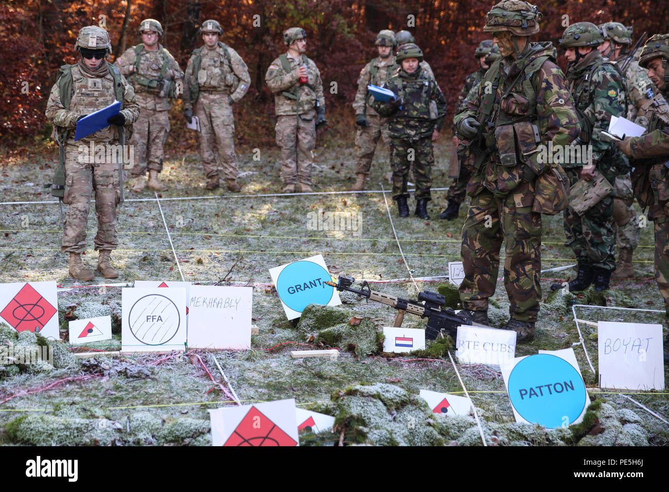 U.S. Soldiers assigned to 1st Battalion, 64th Armor Regiment, 1st ...
