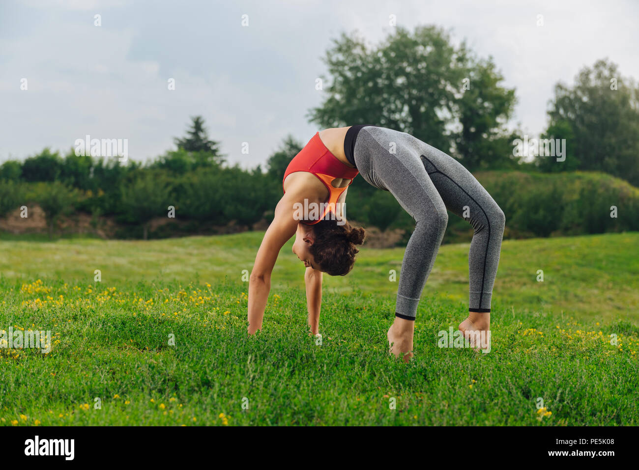 Crab position stretching hi-res stock photography and images - Alamy