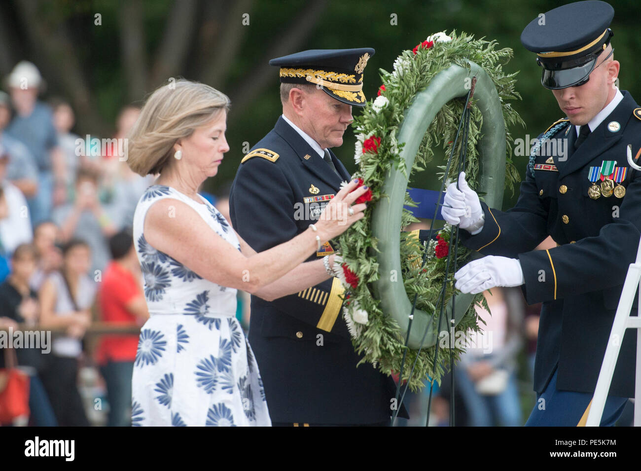 Army Gen. Martin E. Dempsey, chairman of the Joint Chiefs of Staff, and ...
