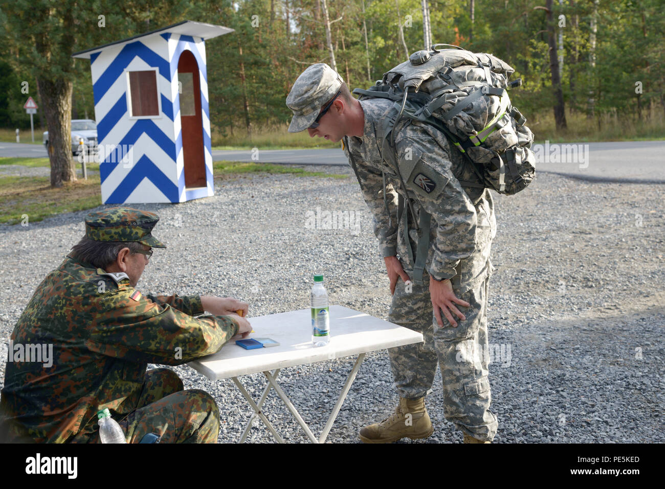 A U.S. Soldier, assigned to 18th Combat Sustainment Support Battalion ...