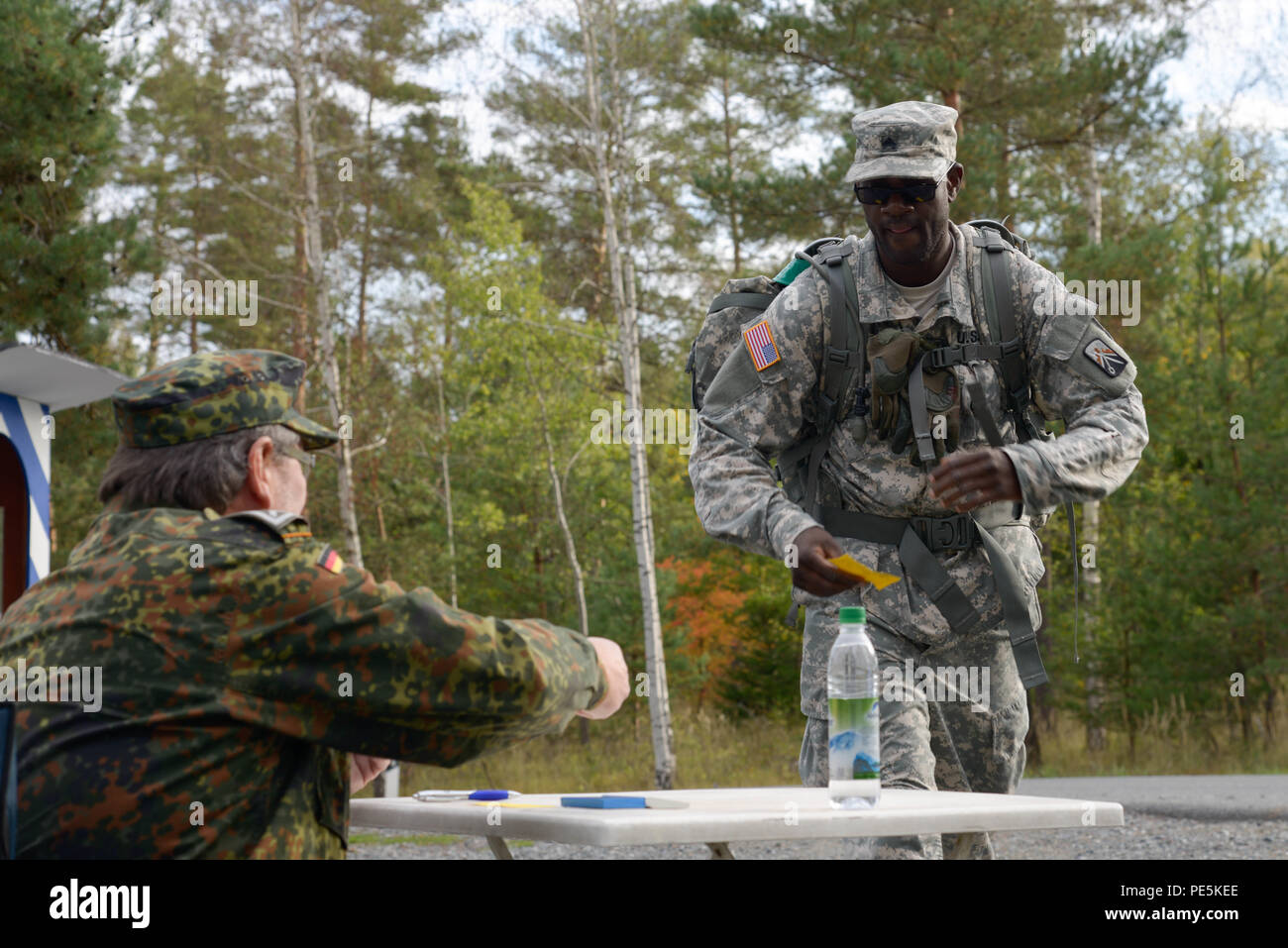 A U.S. Soldier, assigned to 18th Combat Sustainment Support Battalion ...