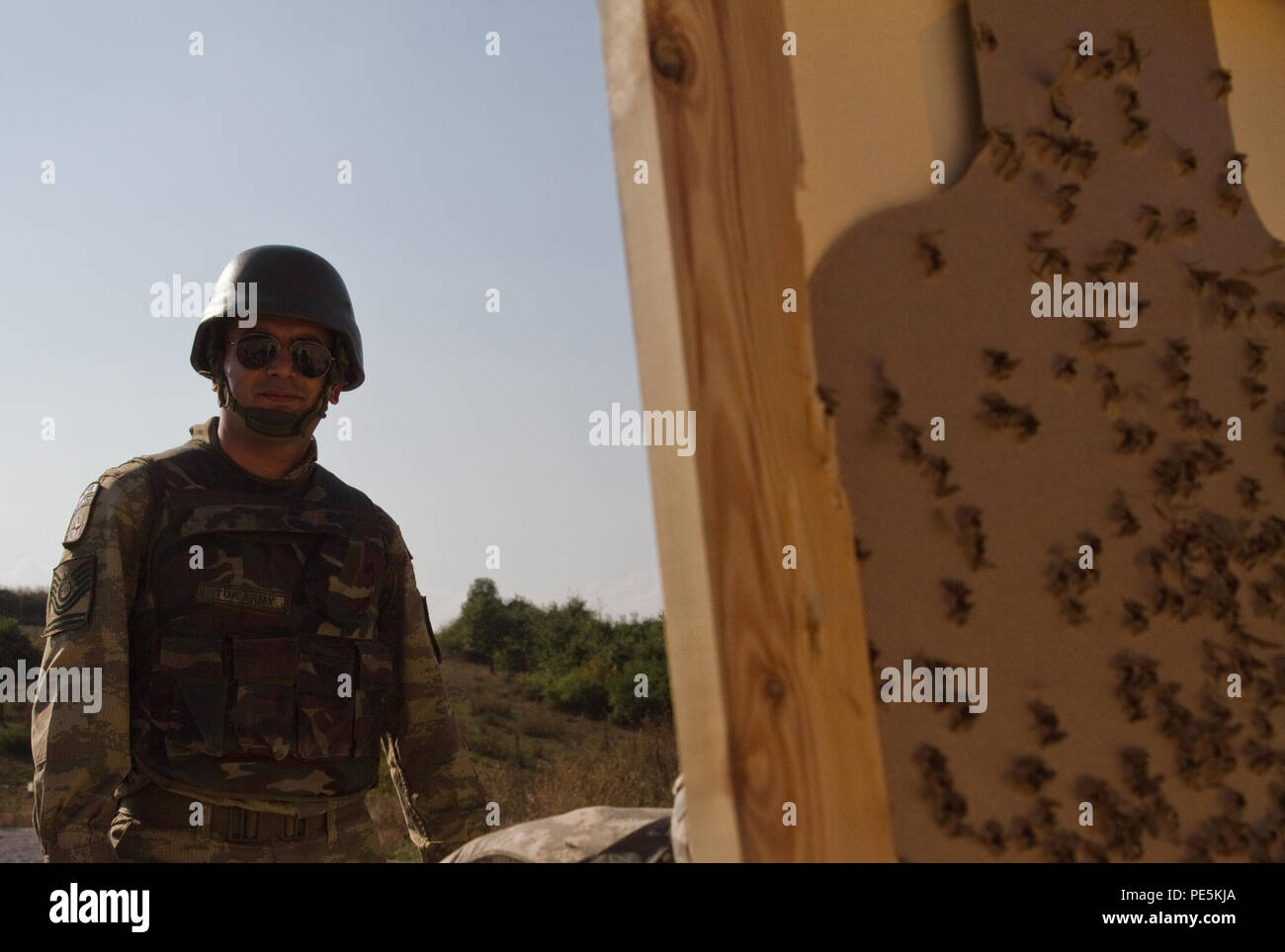 Turkish Sgt. Maj. Mevlüt Tokay, a member of the Multinational Battle ...