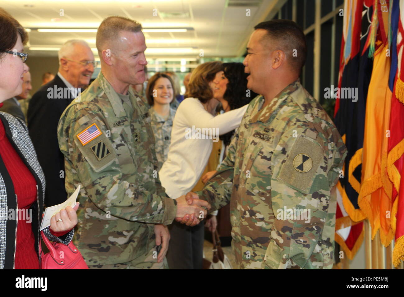 The 7th Infantry Division Commander, Maj. Gen. Thomas James ...
