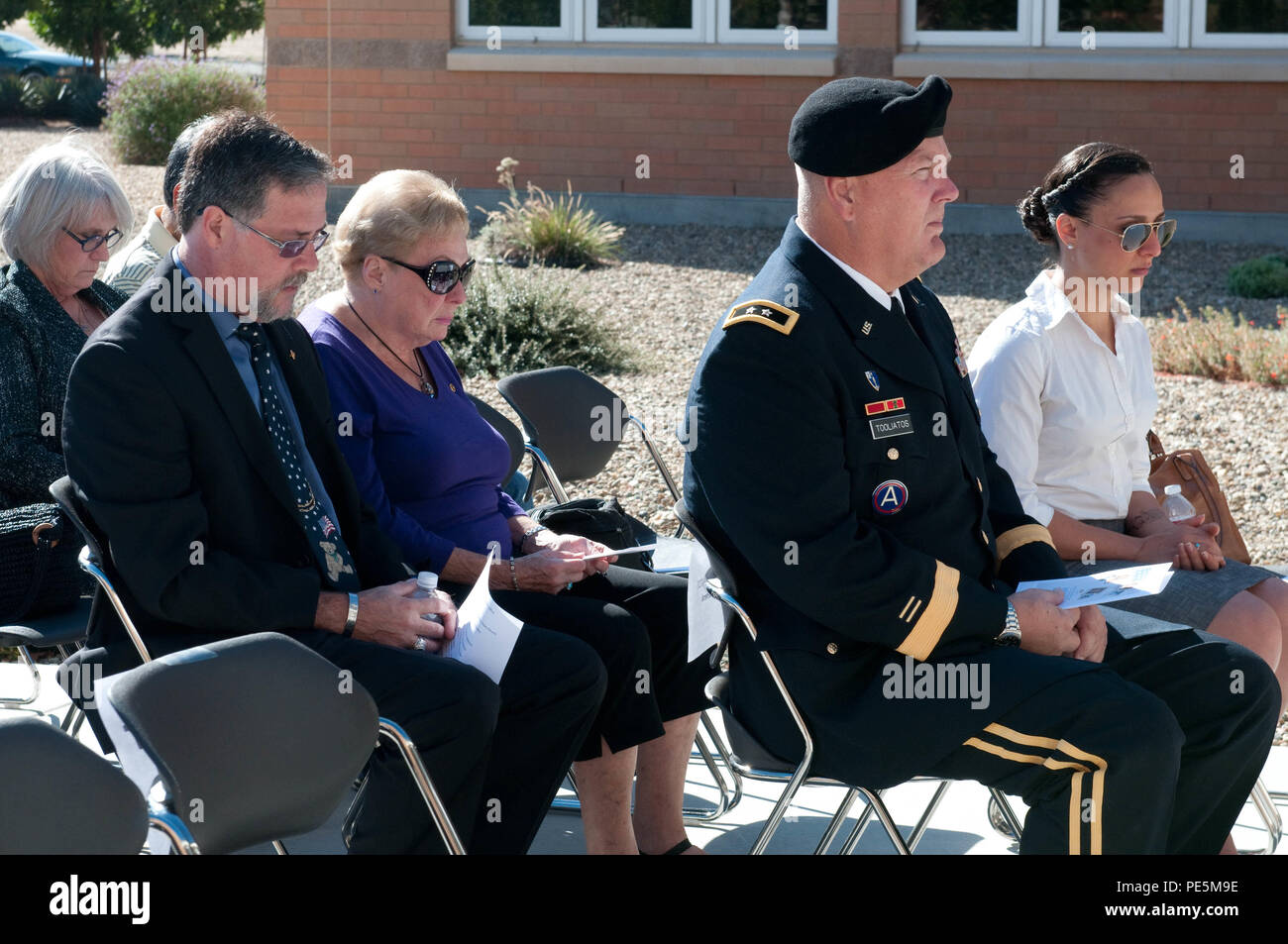 Ken Estep (left), a Gold Star father whose son Adam was killed in Iraq ...