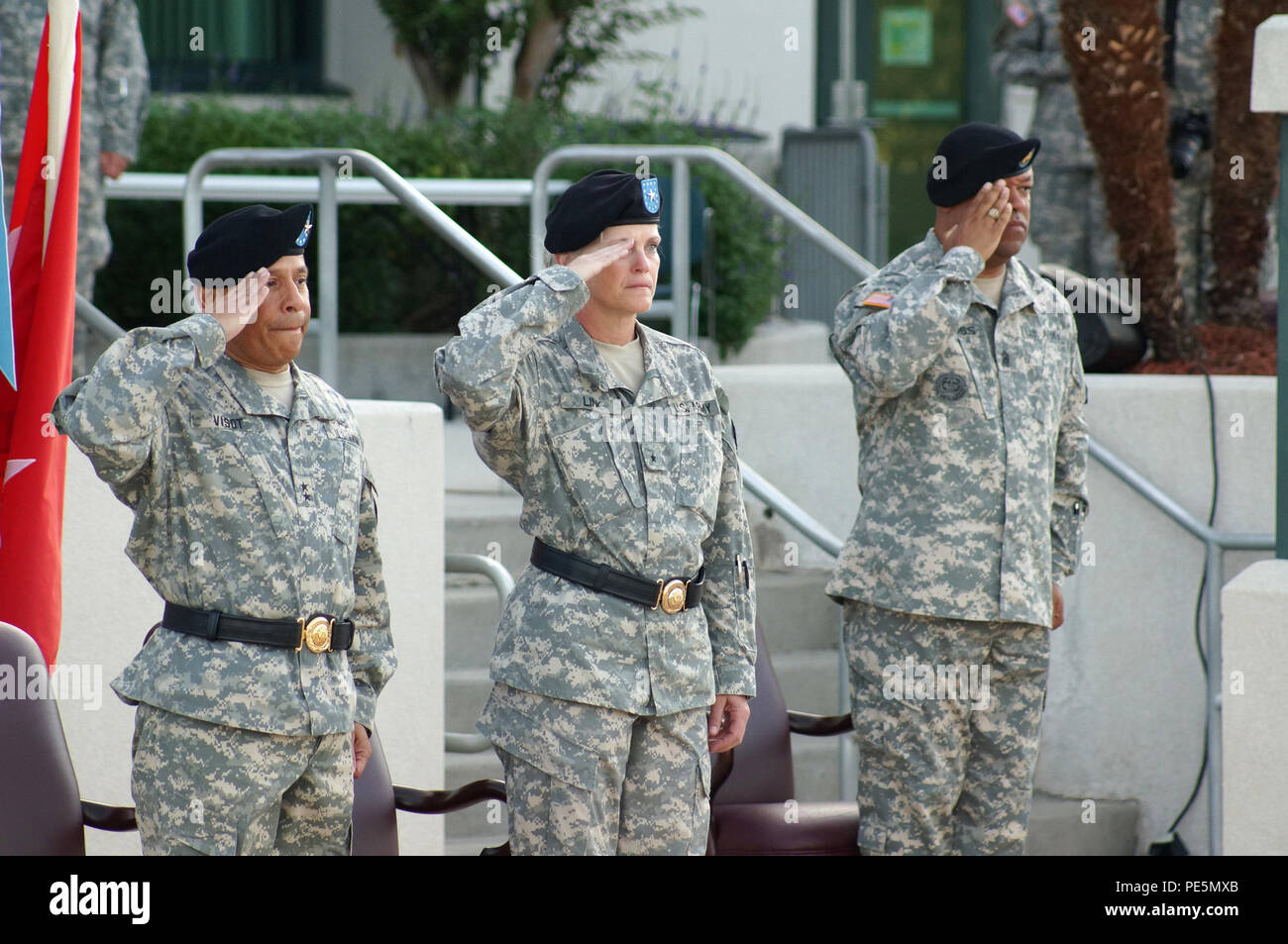 (From left to right) Maj. Gen. Luis R. Visot, the U.S. Army Reserve ...